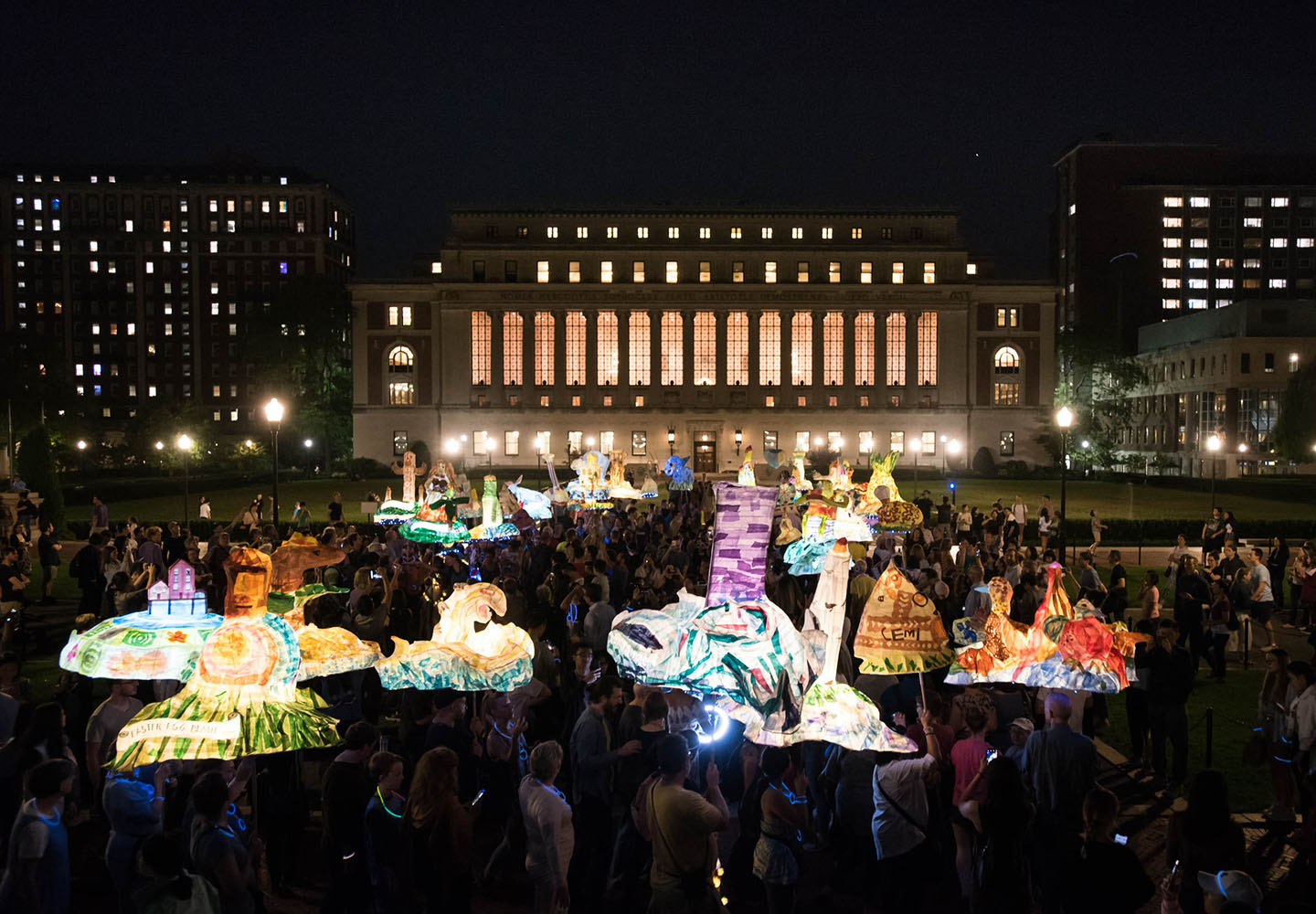 Morningside Lights Procession - Arts Initiative at Columbia University